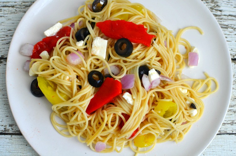 Greek Pasta Salad Recipe - Rick On the Rocks